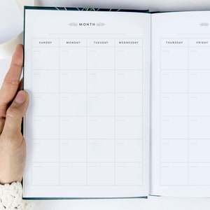 Undated Planner Weekly Planner Hardcover Planner Daily - Etsy
