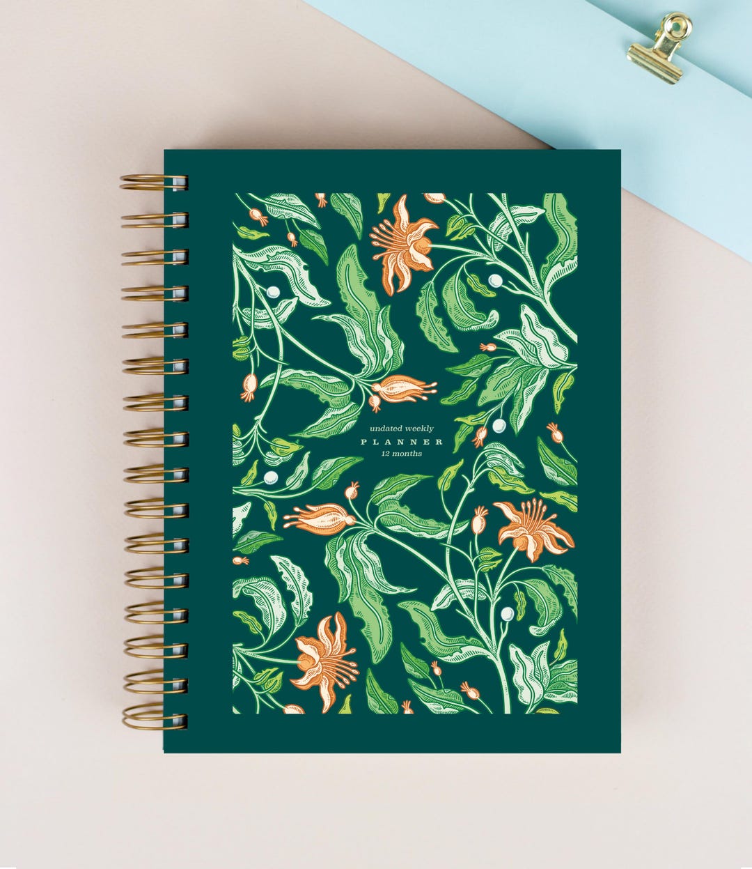 Hardcover Planner, UNDATED Planner, Weekly Planner, Yearly Planner ...