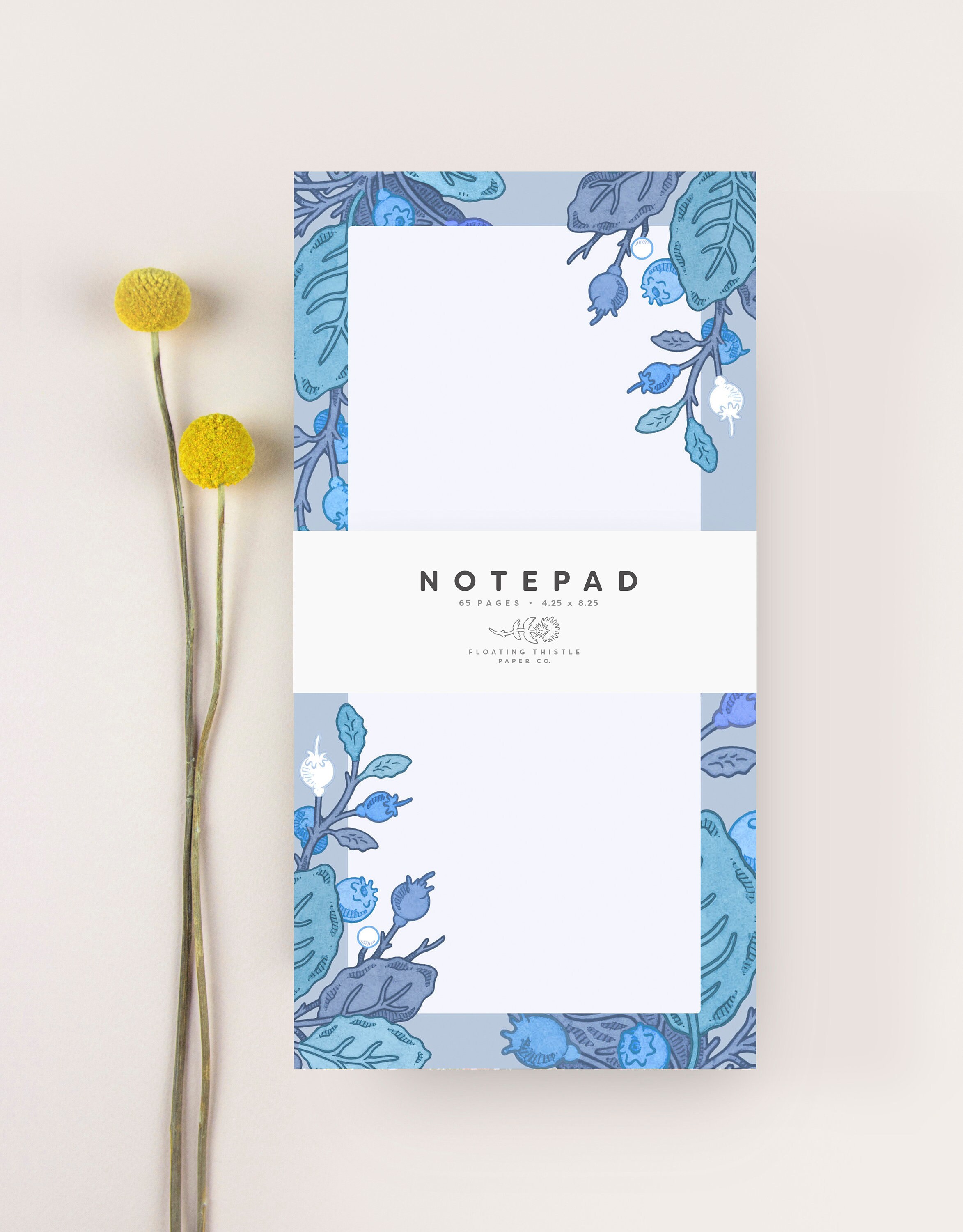 Notepad Tear off Notepad to Do Notepad Floral Notepad - Etsy
