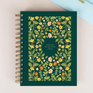 Hardcover Planner, UNDATED Planner, Yearly Planner, Spiral Bound ...