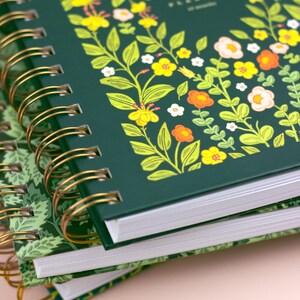 Hardcover Planner, UNDATED Planner, Yearly Planner, Spiral Bound ...