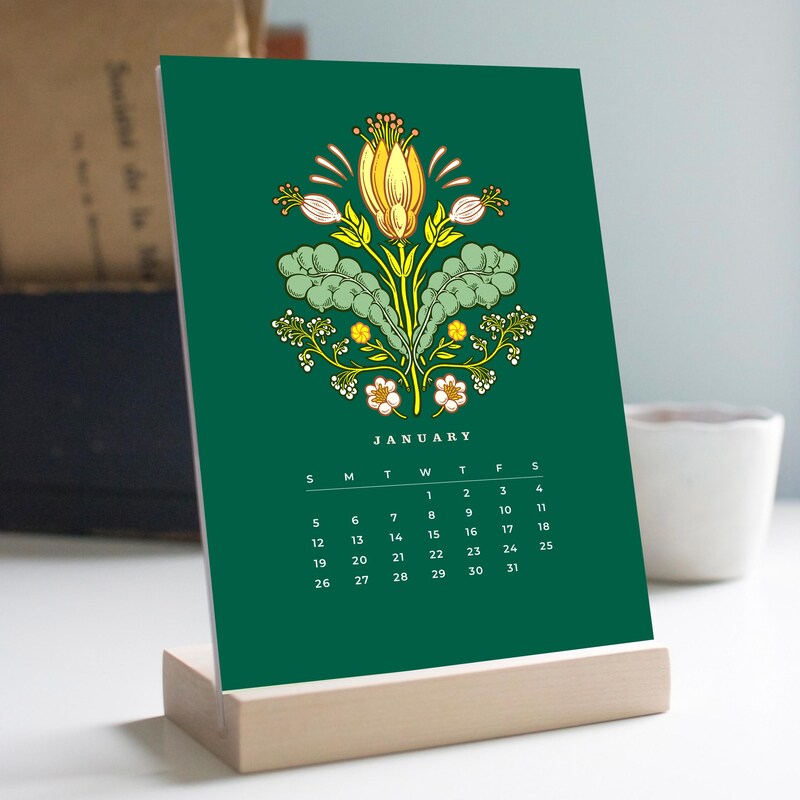 Easel Calendar - Etsy