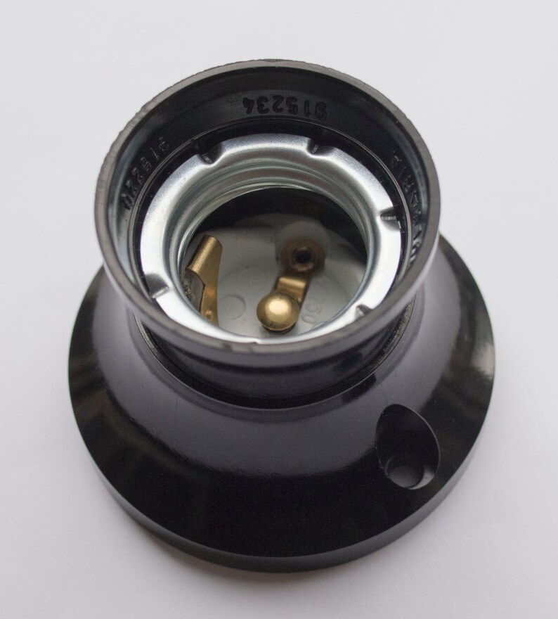 Retro Old E27 Bakelite Socket for Wall, Ceiling Mount - Etsy