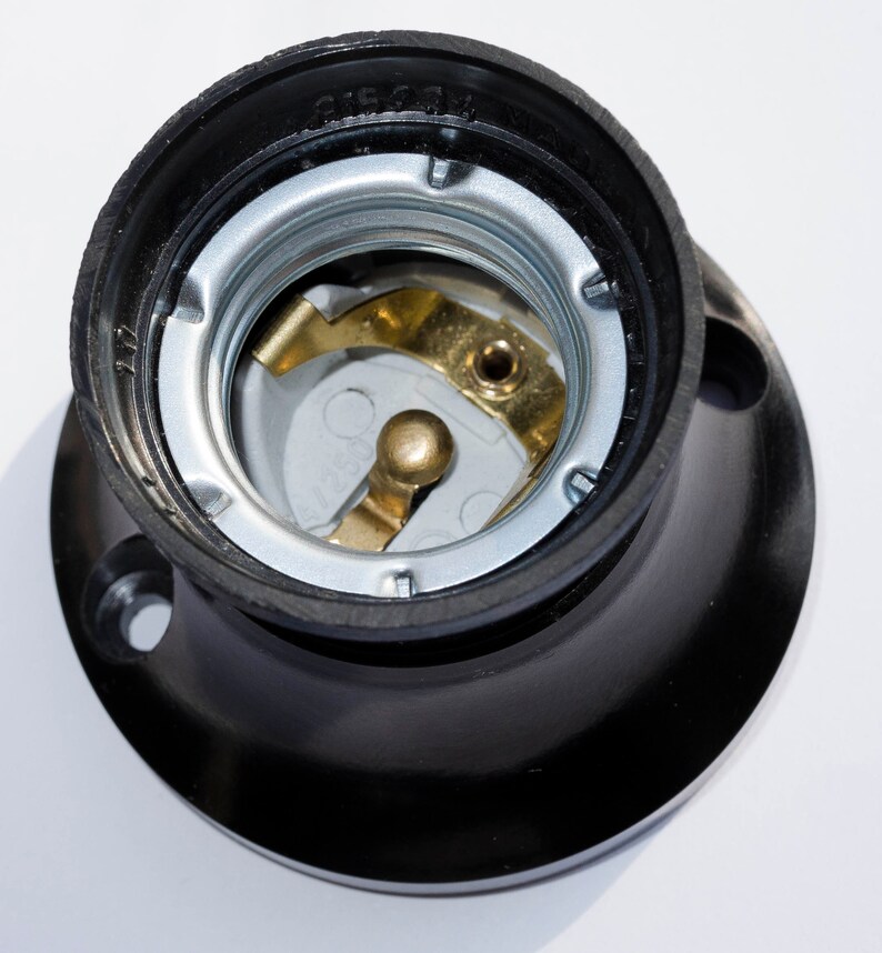 Retro Old E27 Bakelite Socket for Wall, Ceiling Mount - Etsy