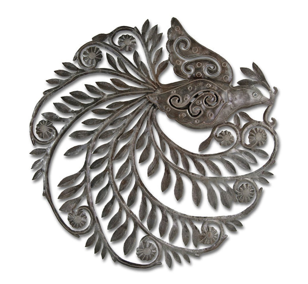 Fanciful 3D Bird Round - Etsy