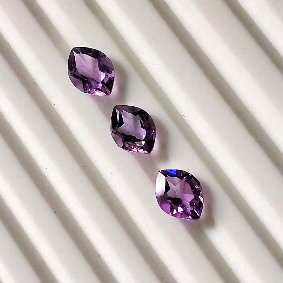 Brazil Amethyst Eye Shape, AAA Quality Fancy Stone, 8x6 Mm Eye Cut ...