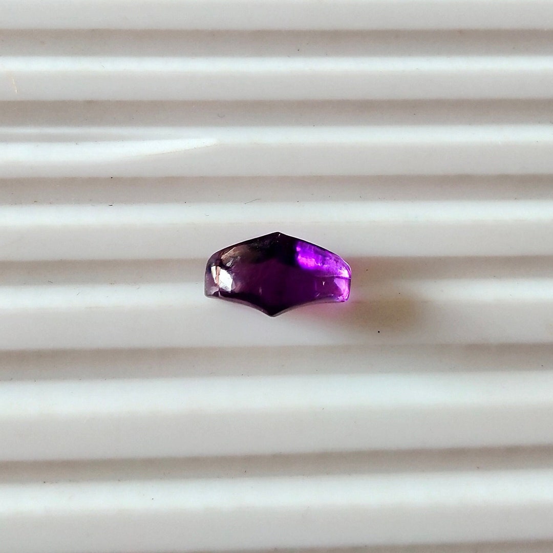 Deep Purple Fancy Cabochon 12x7mm African Amethyst Cabochon - Etsy