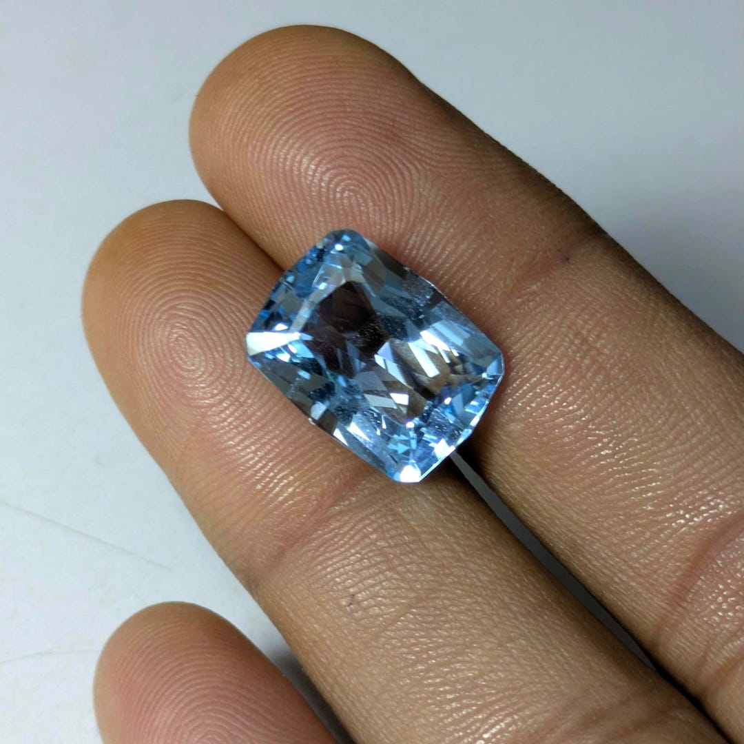 Sky Blue Topaz Fancy Shape, AAA Quality 16x12mm Faceted Topaz, Gemstone ...