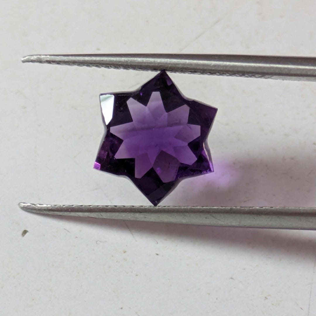 African Amethyst Fancy Star Shape, Unique Gemstone Loose Amethyst ...