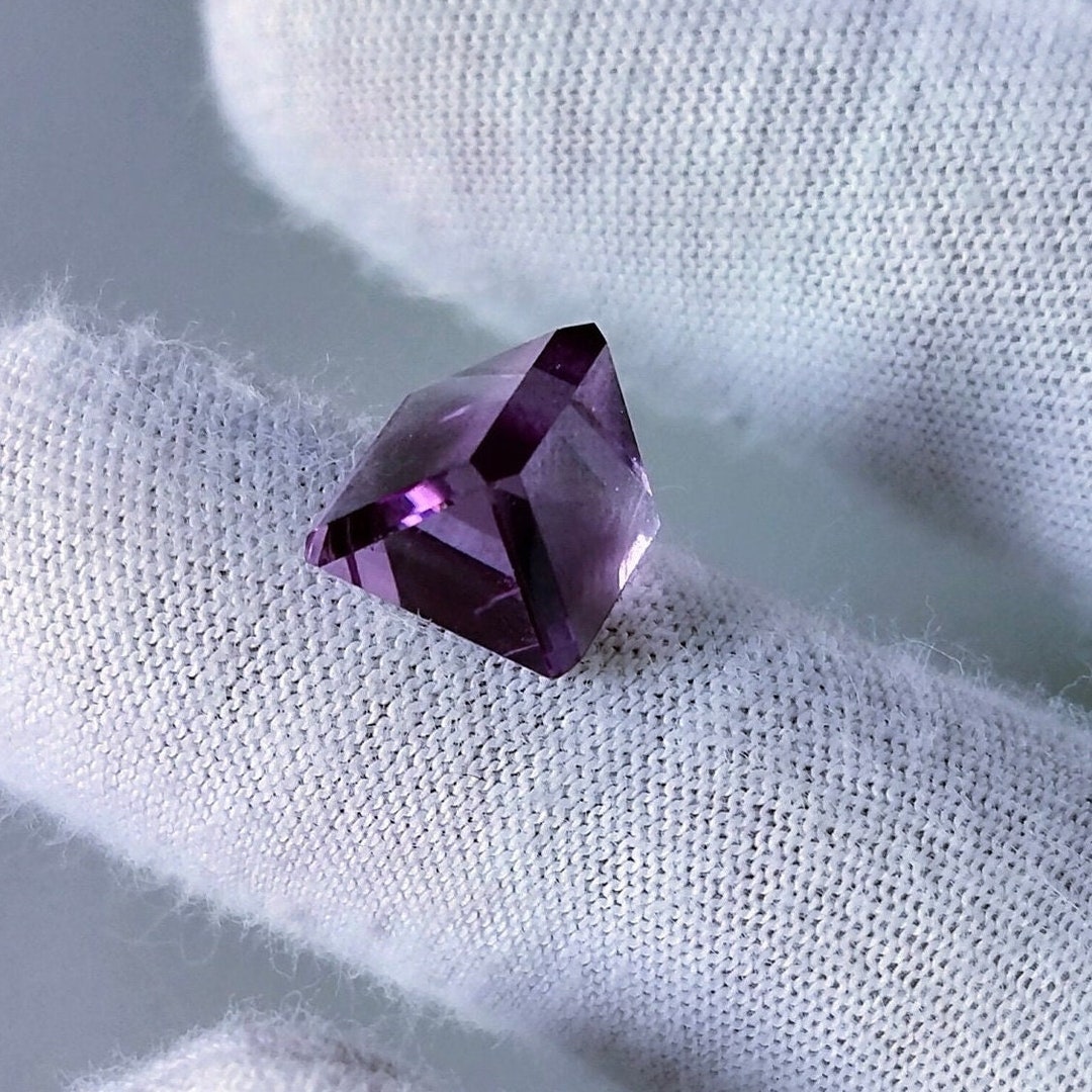 Unique Shape Amethyst Triangle, Fancy Triangular Stone, Aaa Quality ...