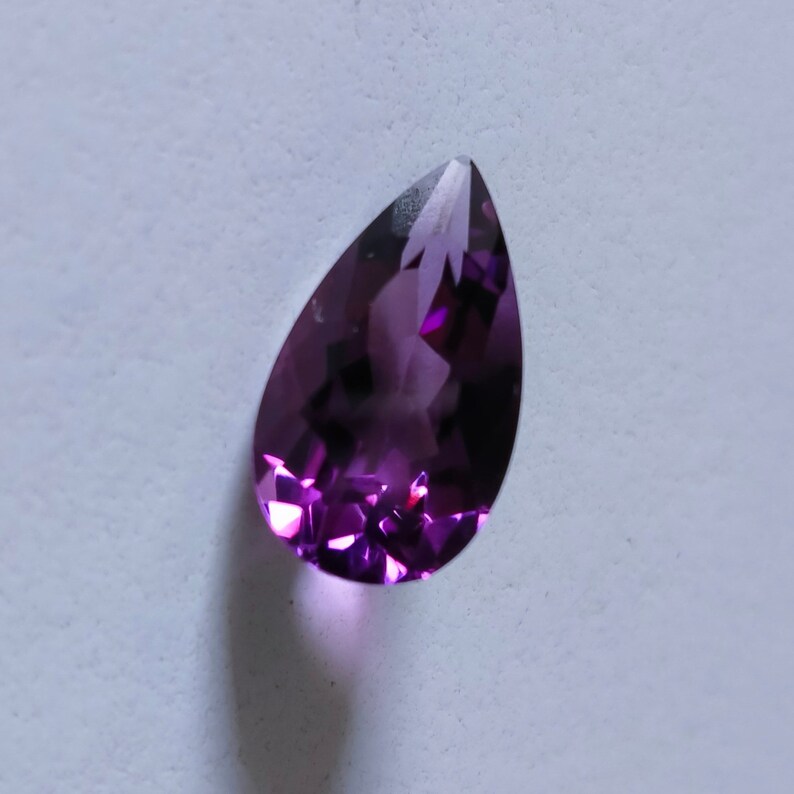 18x10mm Pear Shape Amethyst, Solitaire Pear Amethyst, Top Quality Pear ...