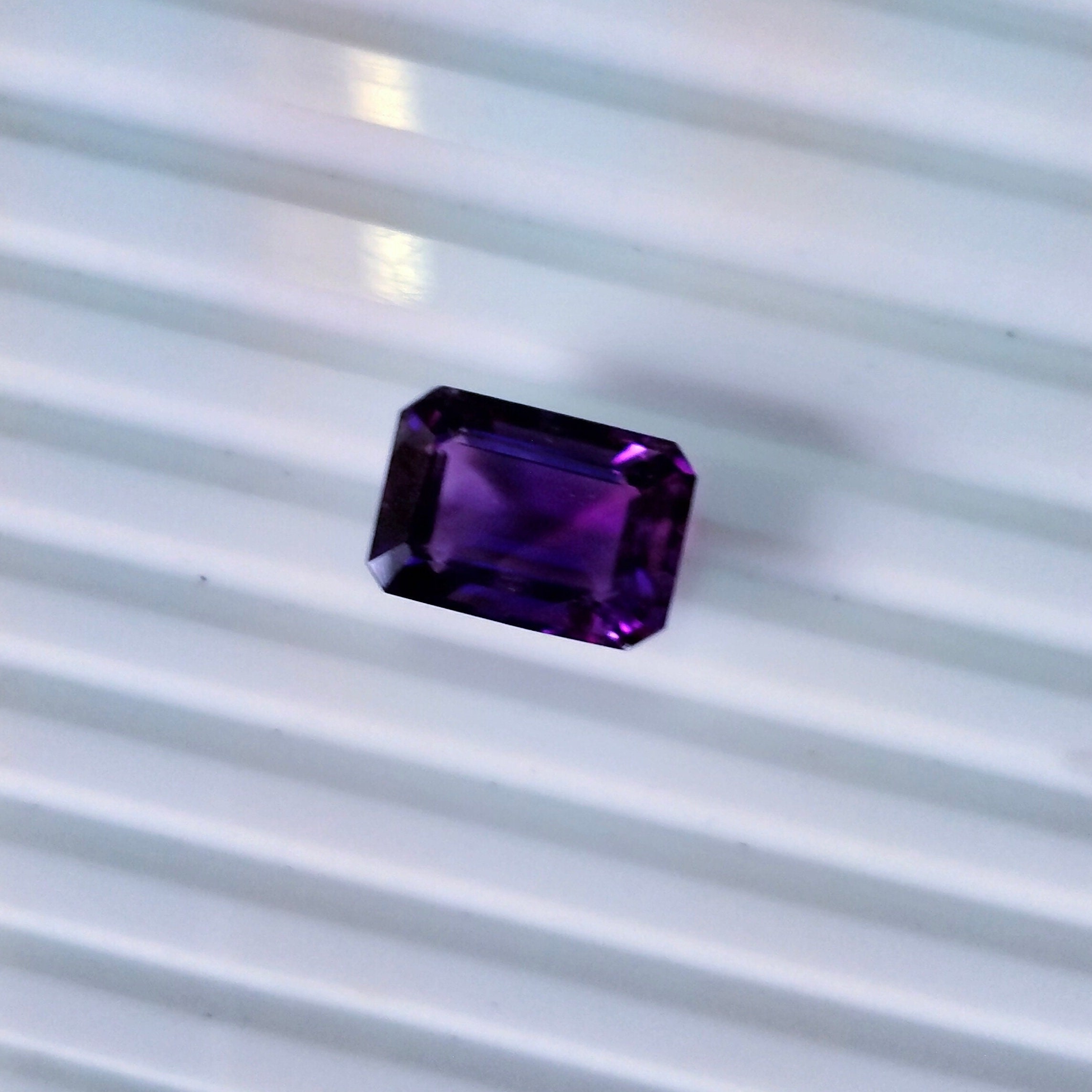 Natural African Amethyst Octagon, Emerald Cut 14x10mm Gemstone, Loose ...