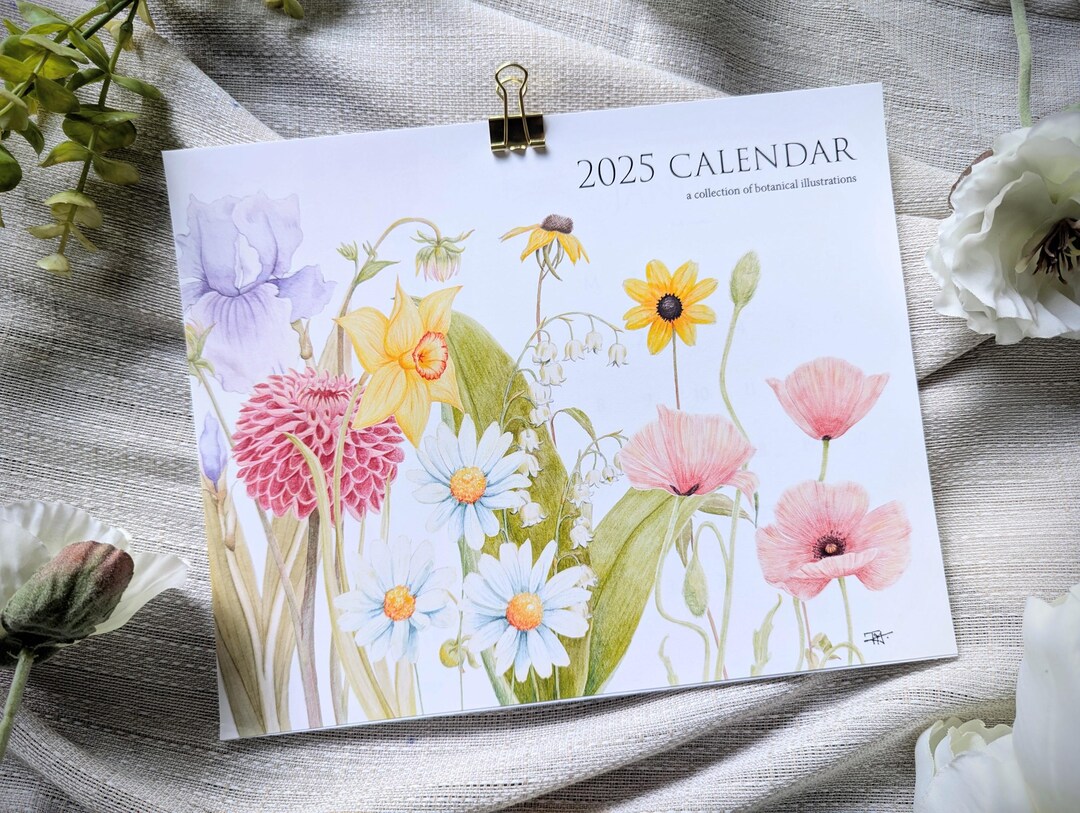 2025 Botanical Calendar - Etsy