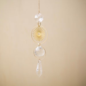 Suncatcher SUNRISE Crystal Rayonne®, Crystal Sun Catcher With Sun ...