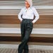 White Cotton Relaxed Fit Shirt - Back Box Pleat & Single Front Chest ...
