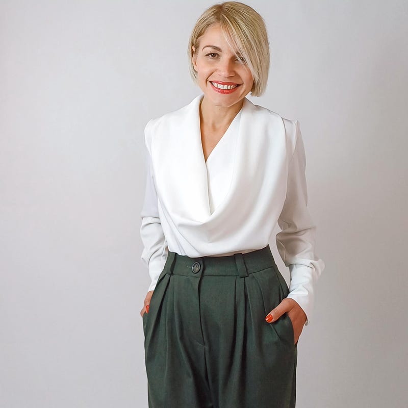Formal Blouse - Etsy