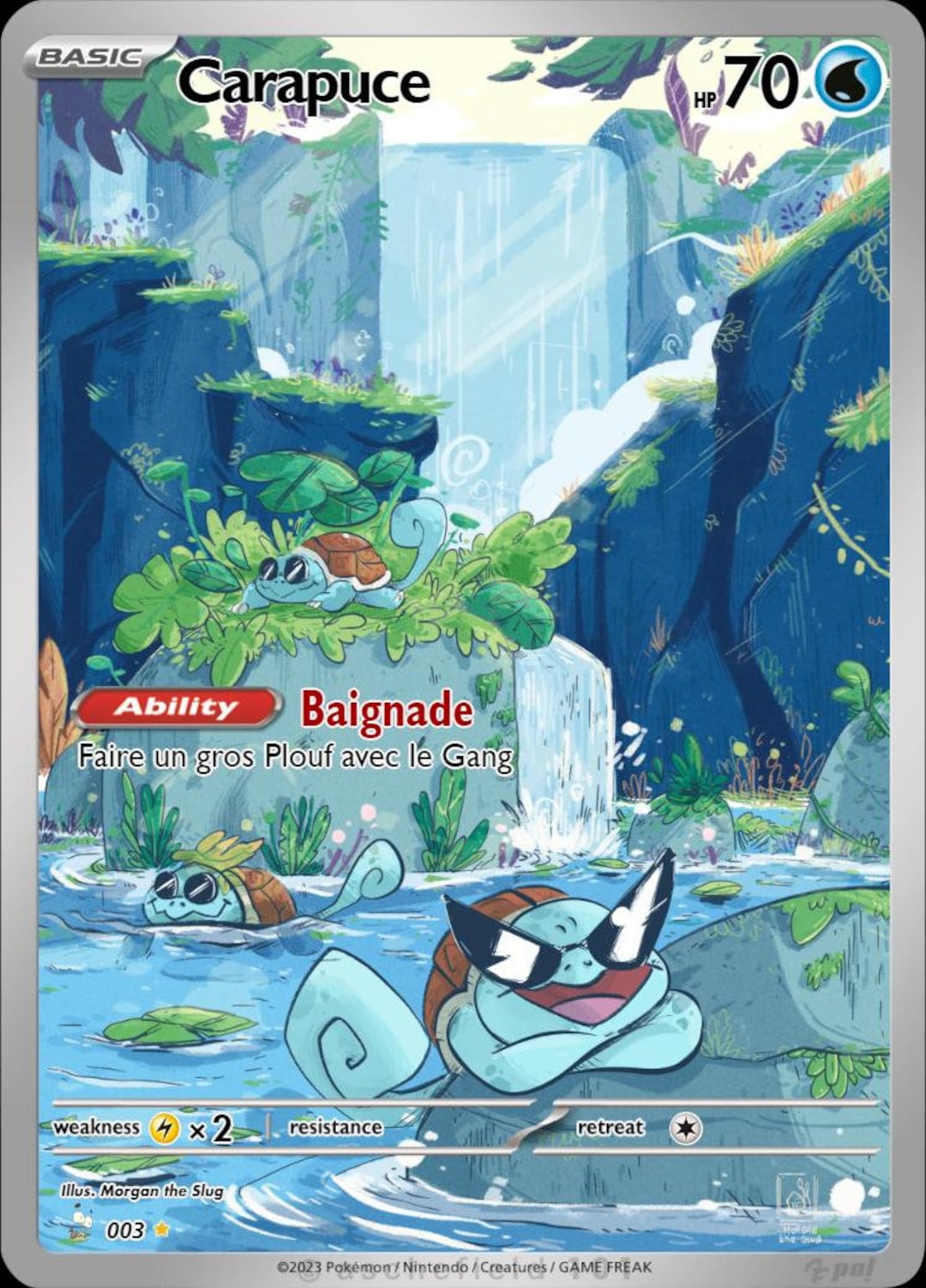 Custom Pokemon Cards Squirtle - Etsy