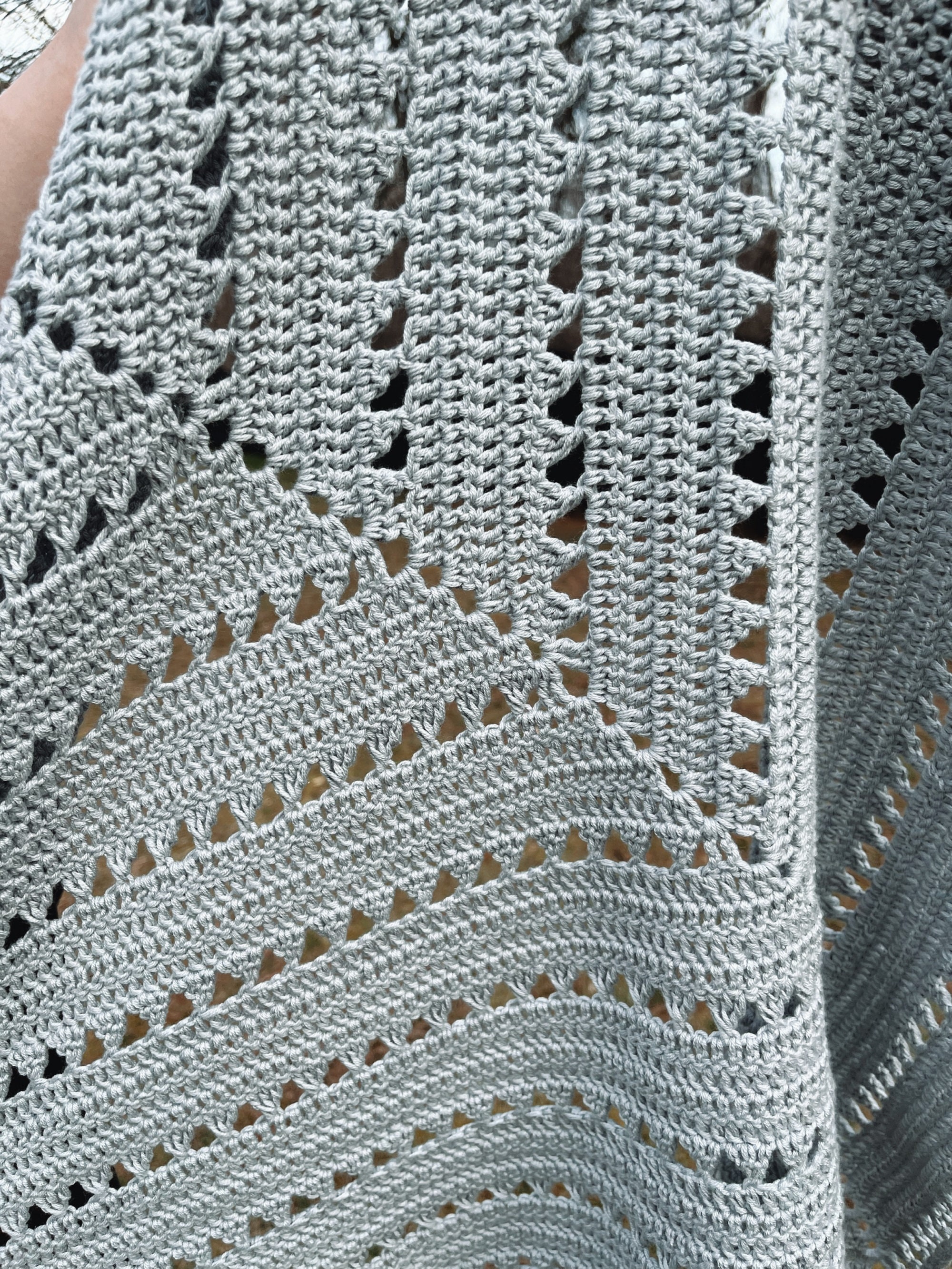The Jamra Triangle Shawl Crochet Pattern DIGITAL PATTERN ONLY - Etsy