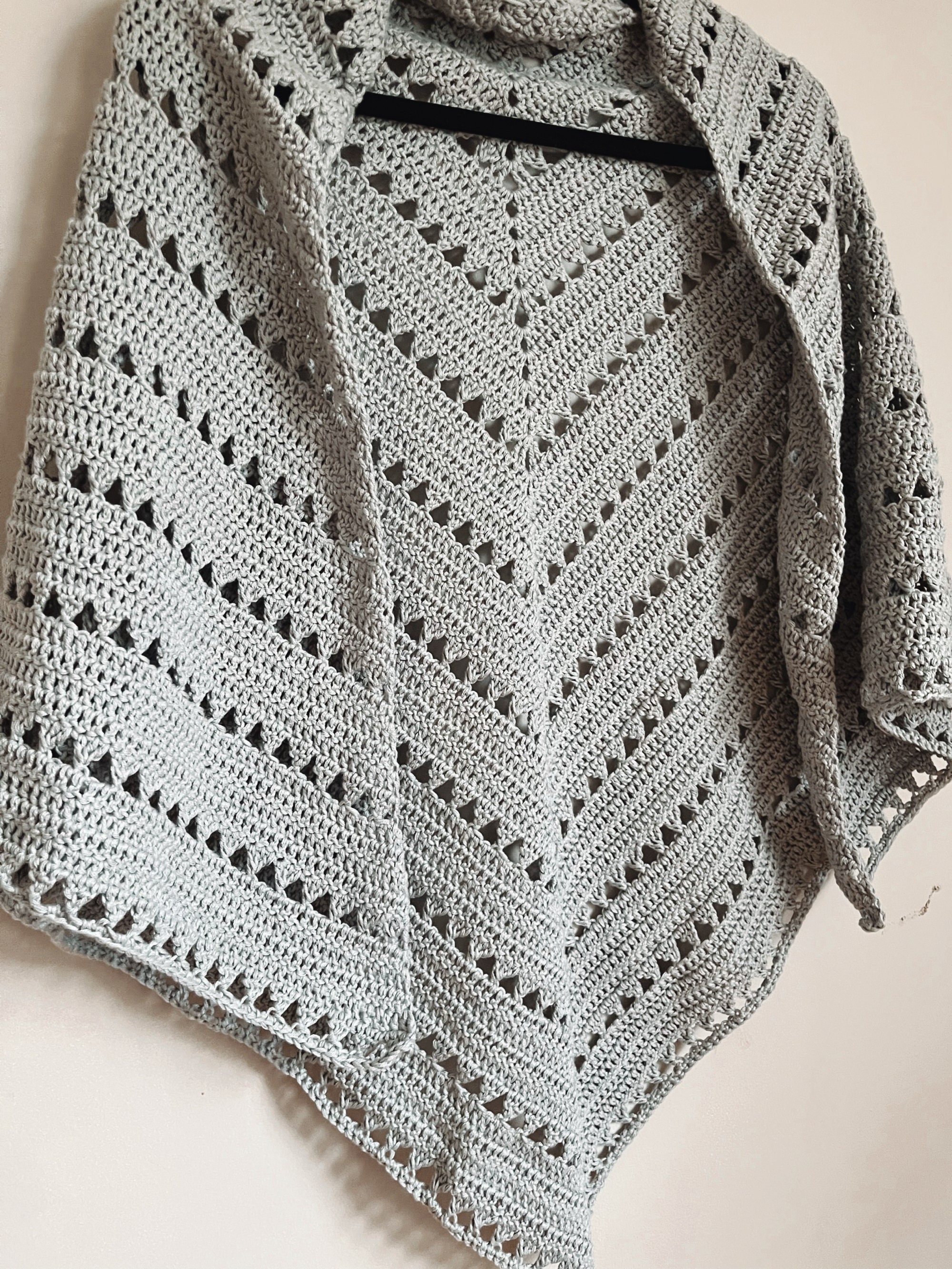 The Jamra Triangle Shawl Crochet Pattern DIGITAL PATTERN ONLY - Etsy