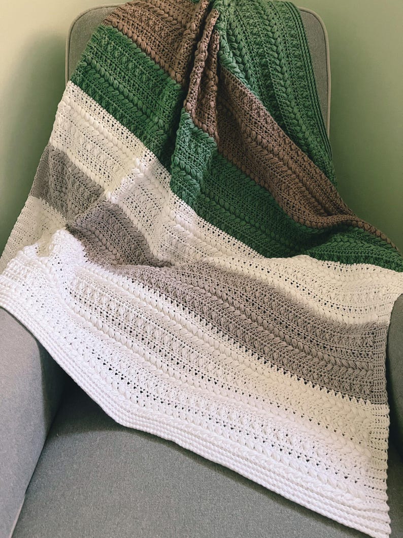 The Tona Baby Blanket Crochet Pattern | DIGITAL PATTERN ONLY | - Etsy