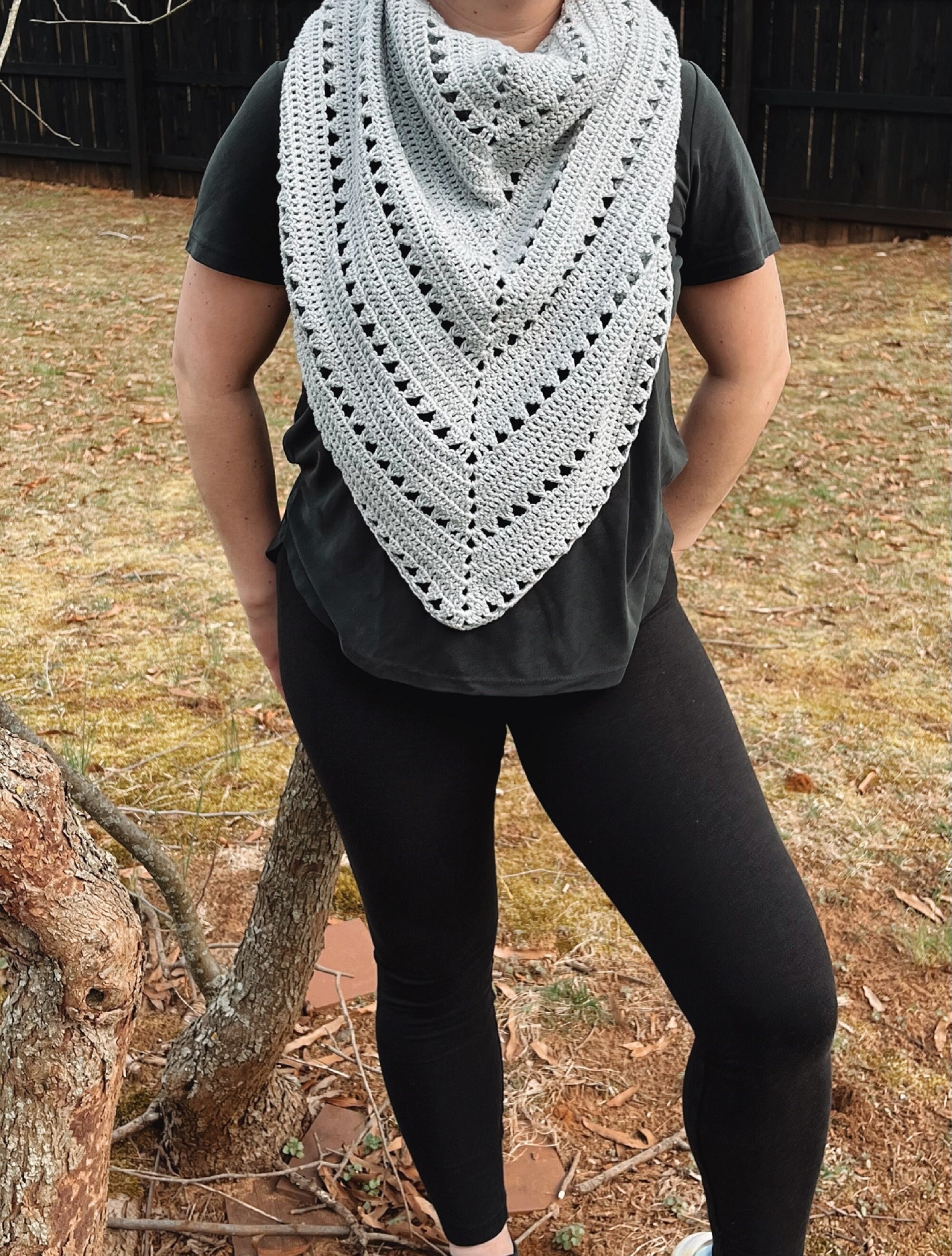 The Jamra Triangle Shawl Crochet Pattern DIGITAL PATTERN ONLY - Etsy