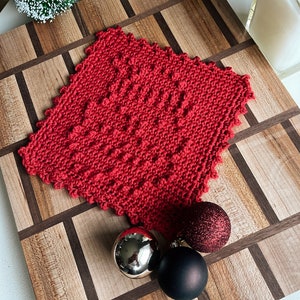 The Holiday Santa Dishcloth/washcloth Crochet Pattern | DIGITAL PATTERN ...