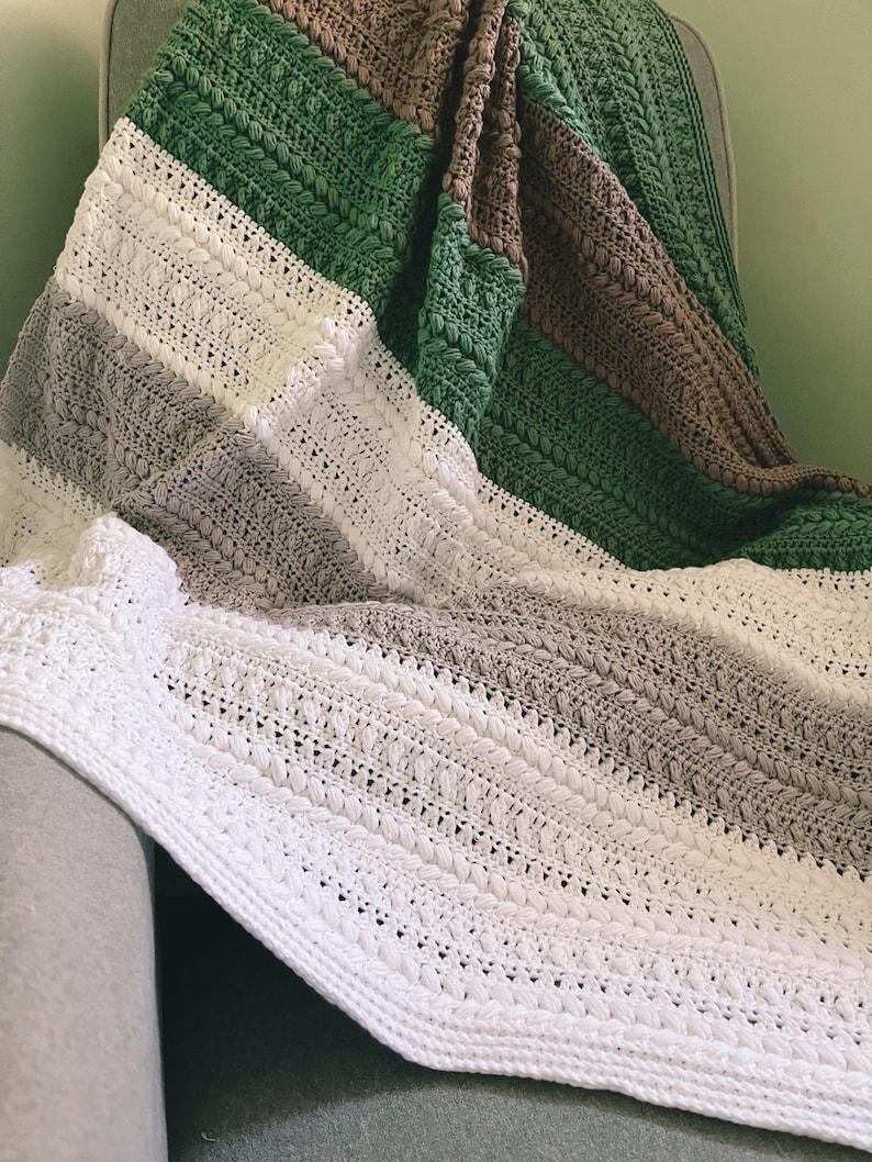 The Tona Baby Blanket Crochet Pattern | DIGITAL PATTERN ONLY | - Etsy
