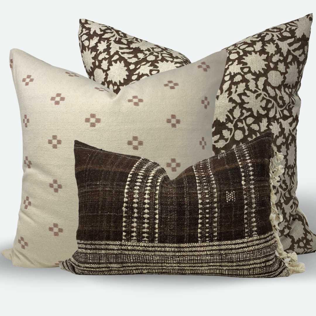 Cocoa Luxe Sofa and Bed Bundle 3pc Pillow Cover Set - Etsy