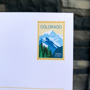Colorado Travel Postcard Print Travel Adventure US State - Etsy
