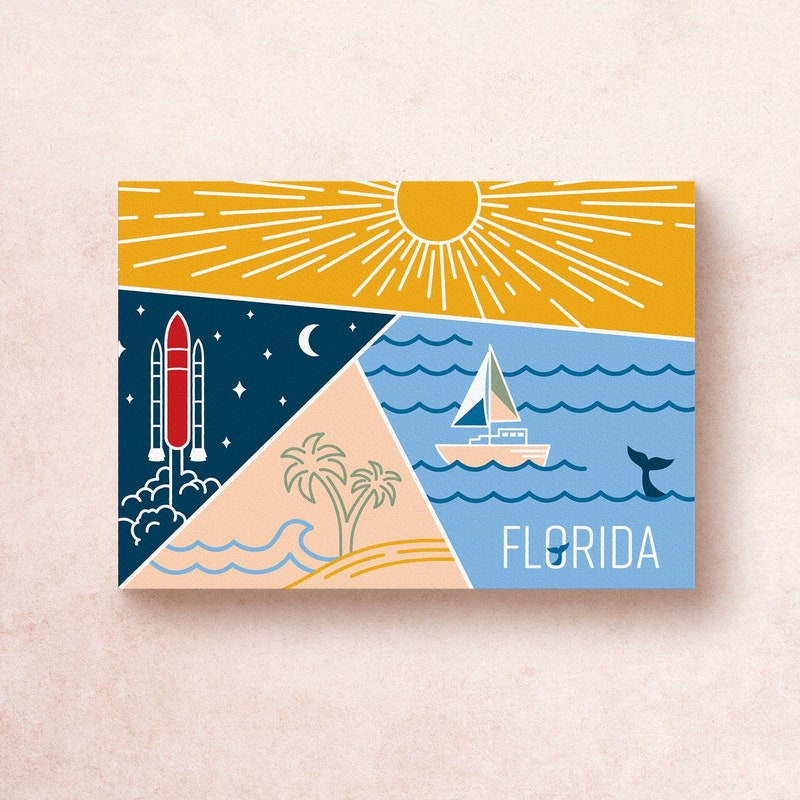 Florida Postcards - Etsy