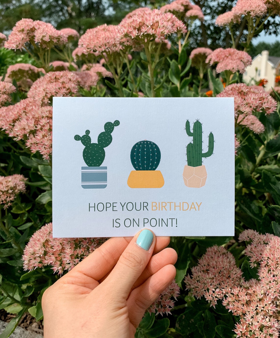 Hope Your Birthday is on Point Greeting Card Illustration | Etsy