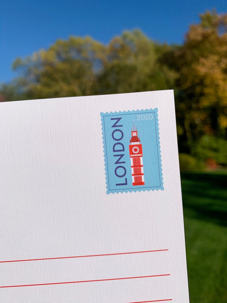 London Travel Postcard Print London England Postcard - Etsy