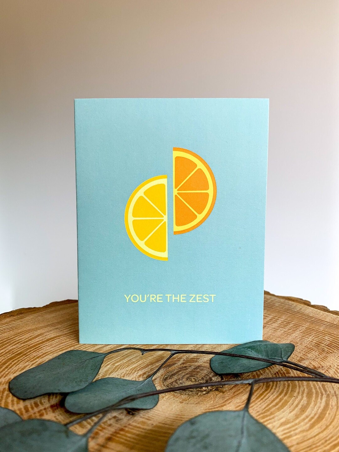 You're the Zest Greeting Card Fruit Lemon Orange Puns Encouragement ...