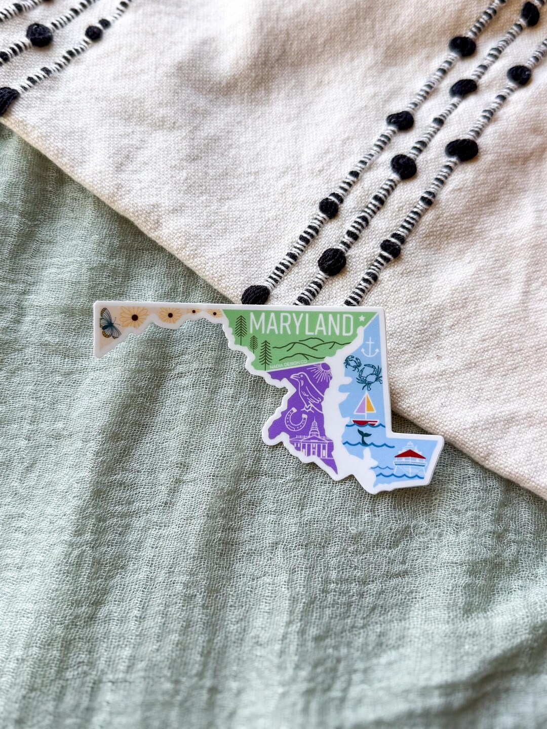 Maryland Sticker | USA State Travel Souvenir Gift Mountains Nature ...