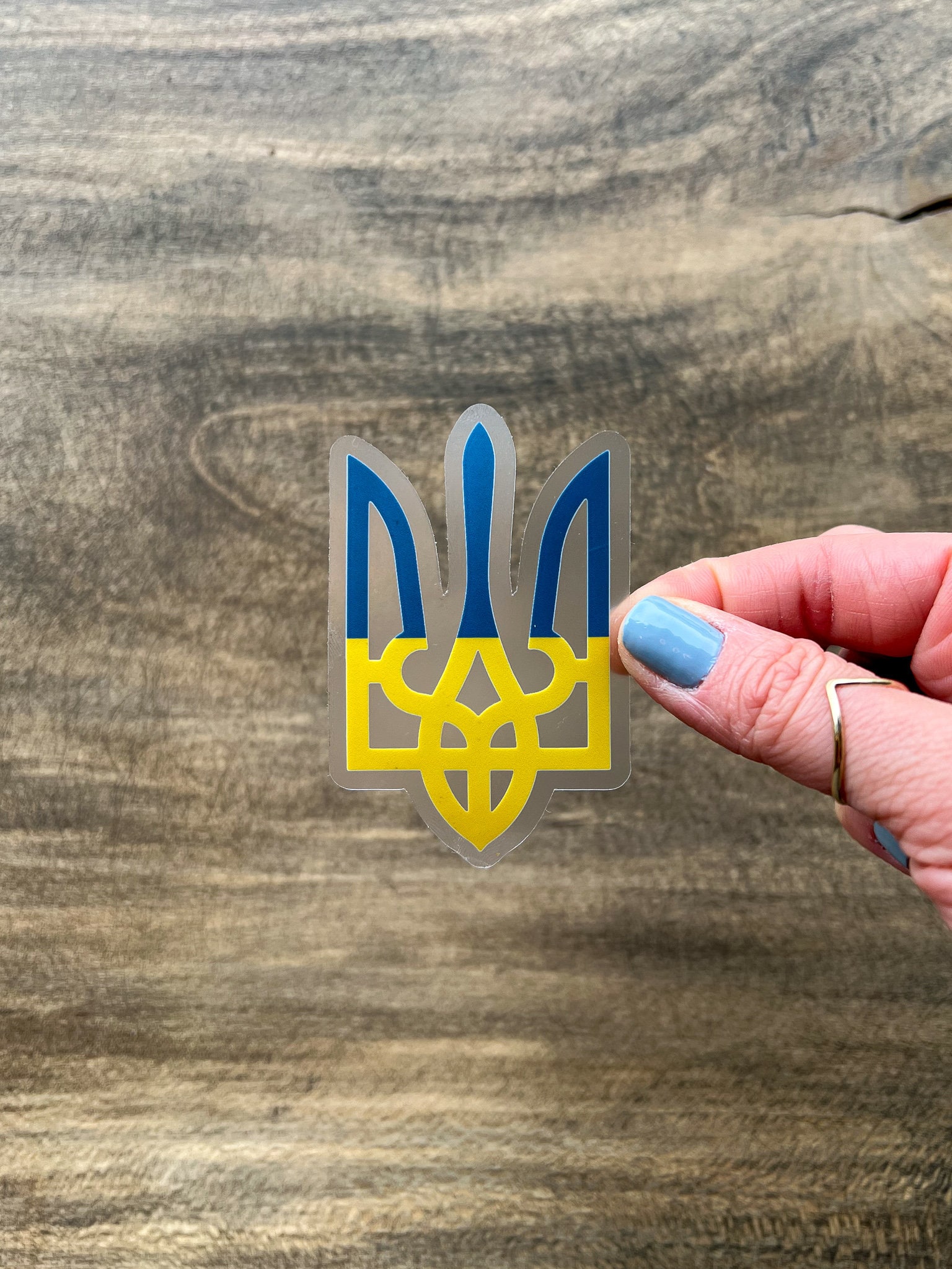 Ukrainian Tryzub Sticker