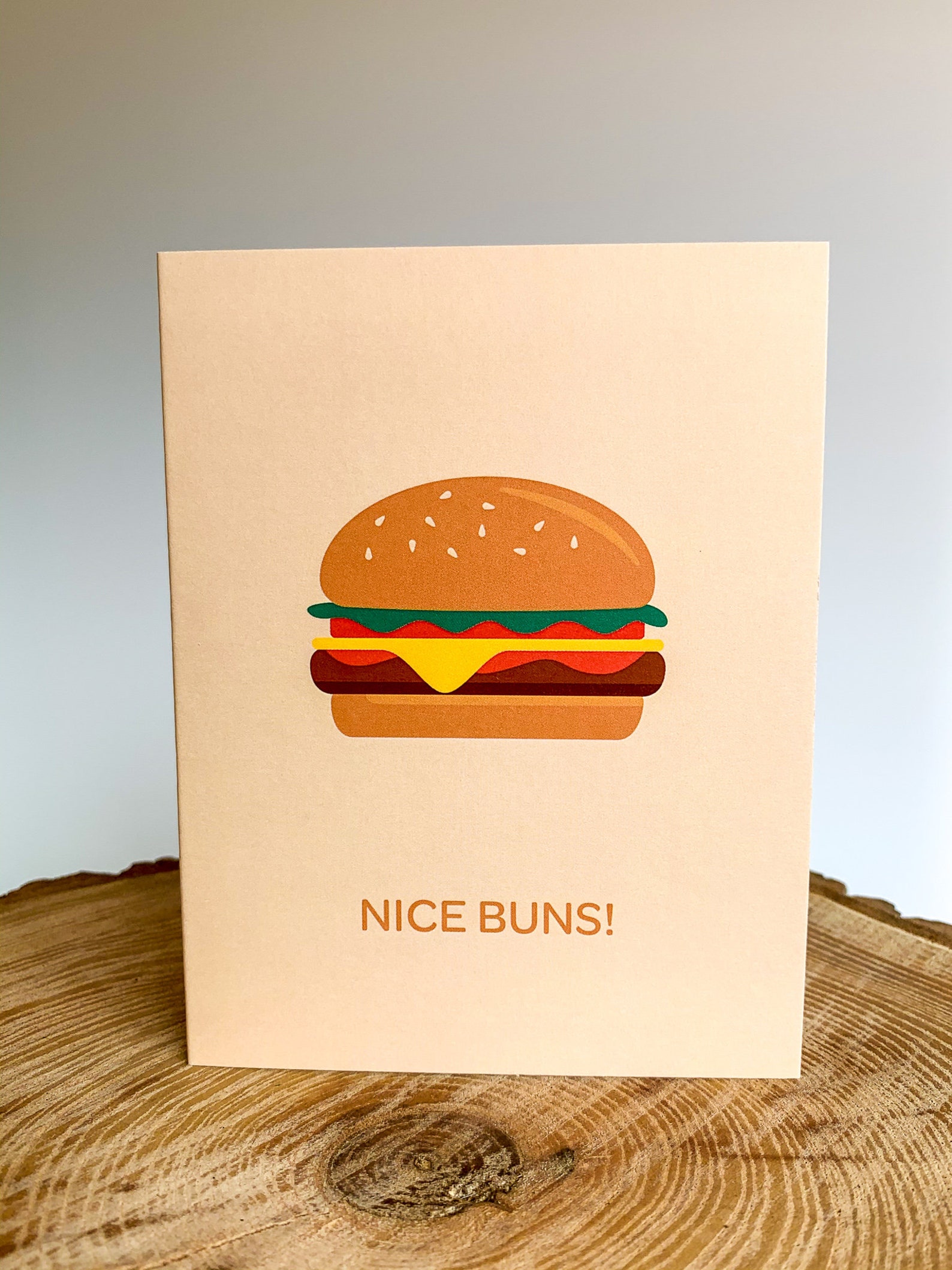 Nice Buns Card Greeting Card Pun Card Blank Card A2 - Etsy