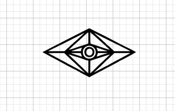 Slander Eye Car Decal Sticker | Etsy