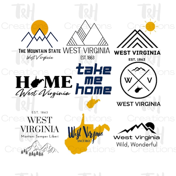 West Virginia - Etsy