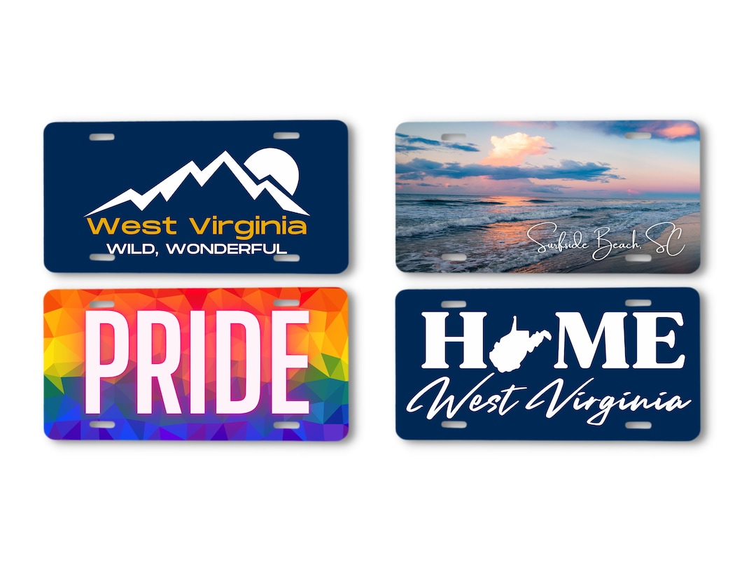 Personalized License Plate Custom Car Plate Car Tag Personalized Photo ...