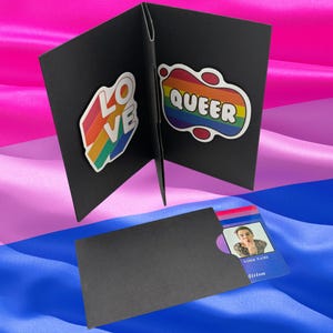 Bisexual Pride Card - 'team Switch Hitter MVP' Edition - Custom Photo ...