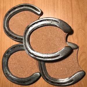Authentic Horse Shoe Coasters - Etsy