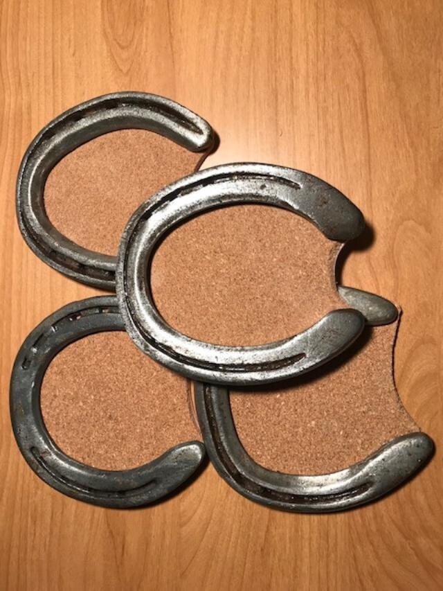 Authentic Horse Shoe Coasters - Etsy