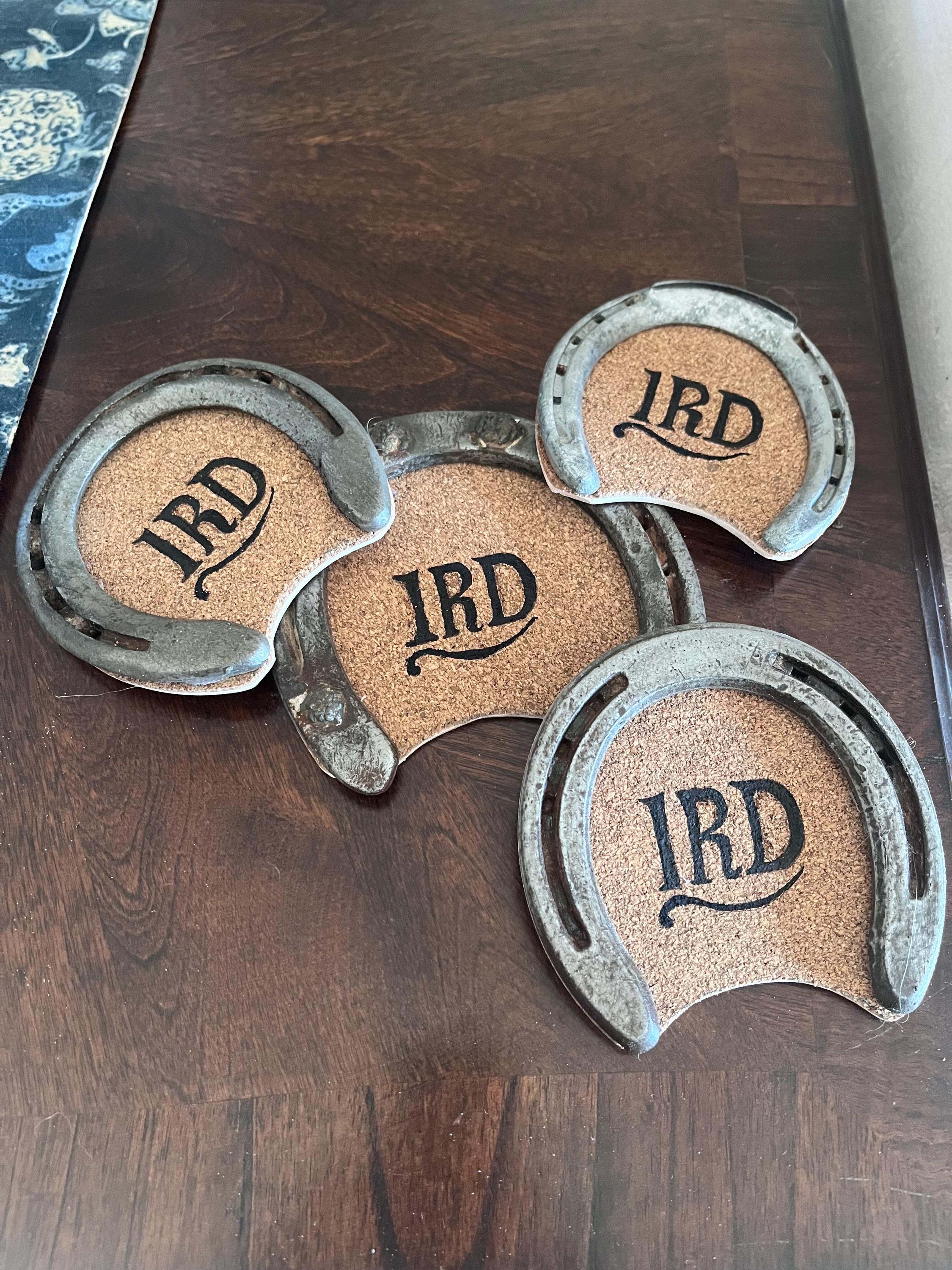 Authentic Horse Shoe Coasters - Etsy