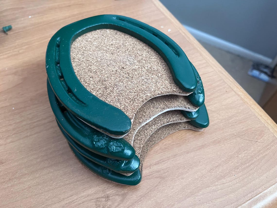 Authentic Horse Shoe Coasters - Etsy