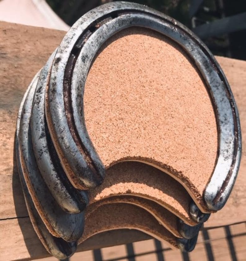 Authentic Horse Shoe Coasters - Etsy
