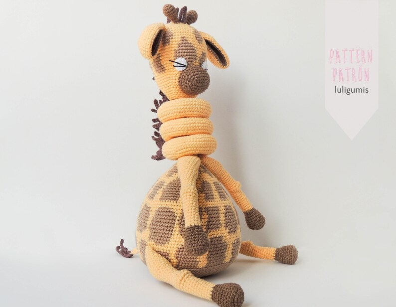 Baby Stacking Rings Crochet Pattern Giraffe Amigurumi Safari - Etsy