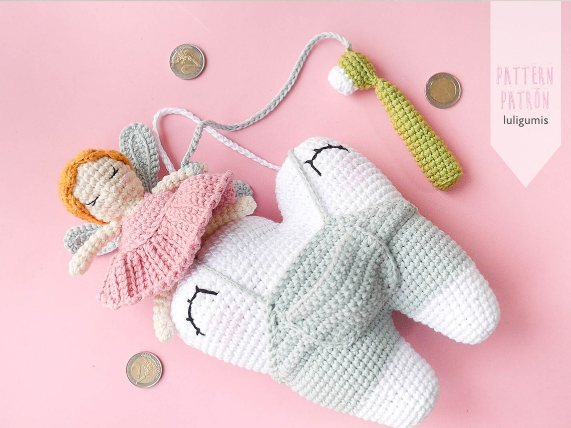 Tooth Fairy Crochet Pattern Tooth Fairy Amigurumi Pattern - Etsy