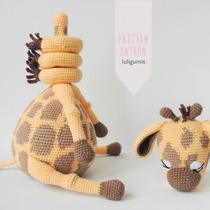 Baby Stacking Rings Crochet Pattern Giraffe Amigurumi Safari ...