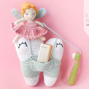 Tooth Fairy Crochet Pattern Tooth Fairy Amigurumi Pattern Tooth Fairy ...