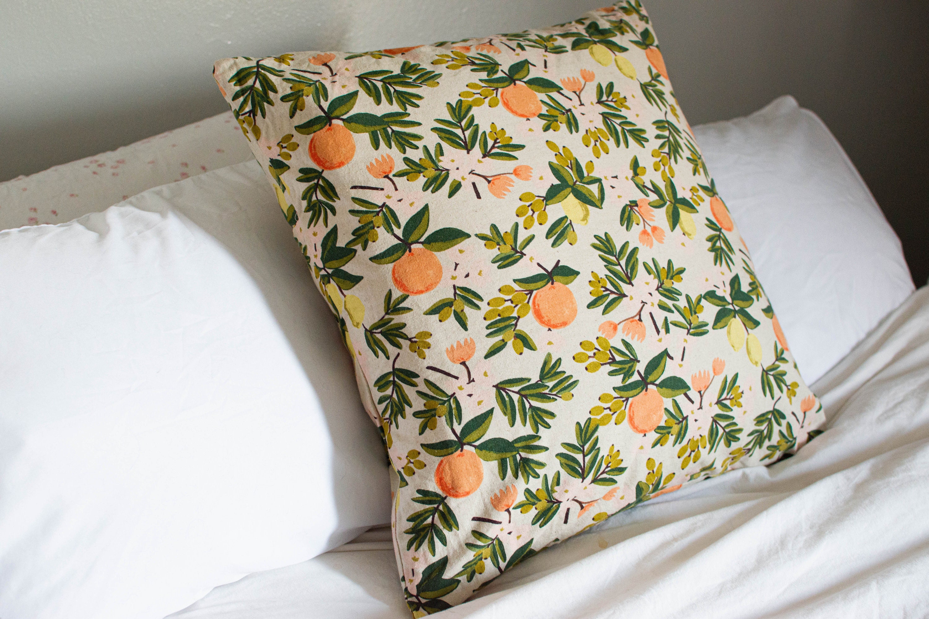 Rifle Paper Co Canvas Decorative Throw Pillow Throw Pillow | Etsy